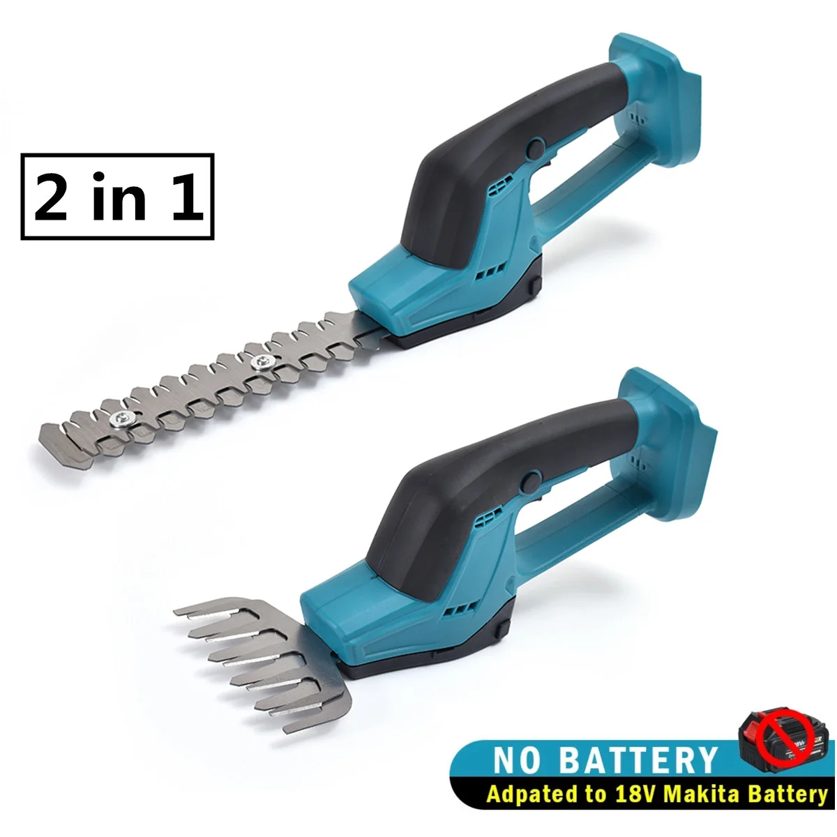 2-in-1-Cordless-Hedge-Trimmer-Electric-Grass-Trimmer-Pruner-Pruning-Saw ...