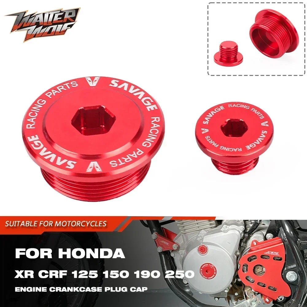 Crankcase Cover Plug For Honda XR125L XR150L XR190L CRF125 F FB CRF150F ...