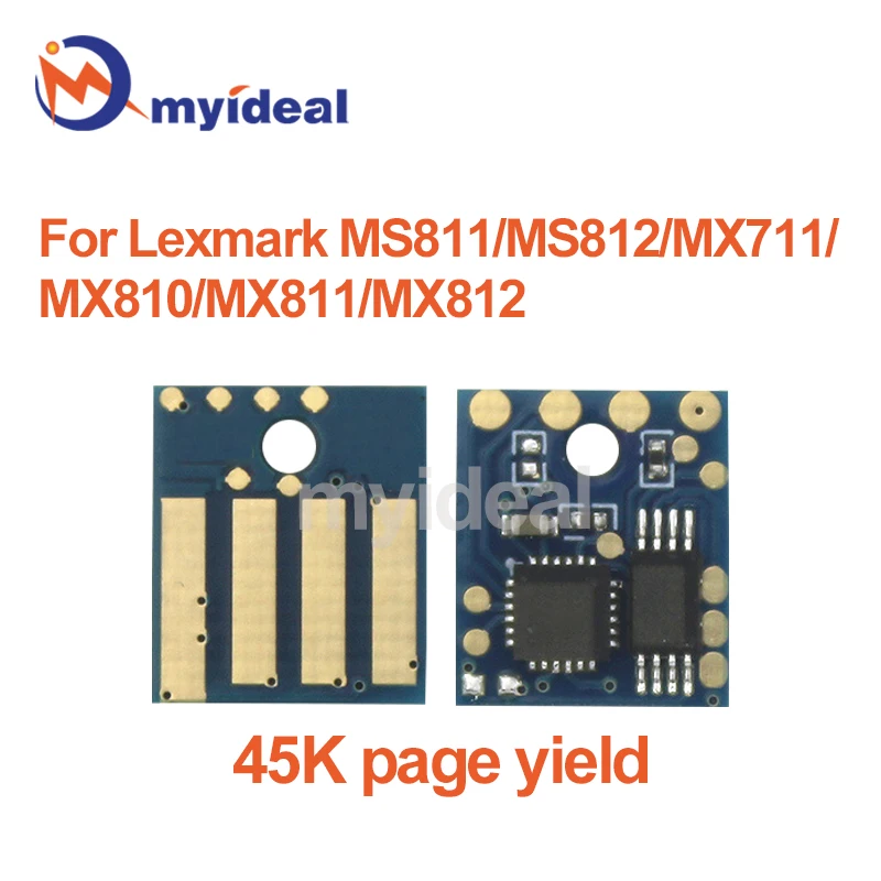 4pcs-MS811-Toner-Reset-Chip-For-Lexmark-MS812-MX711-MX810-MX811-MX812 ...