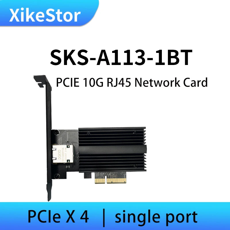 Xikestor 10G Network Card RJ45 PCIe x4 Marvell AQC113 single port For ...