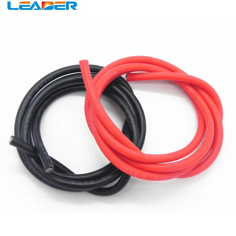 50 sets/lot 14AWG High temperature Silicone Wire Cable / Silica Gel ...