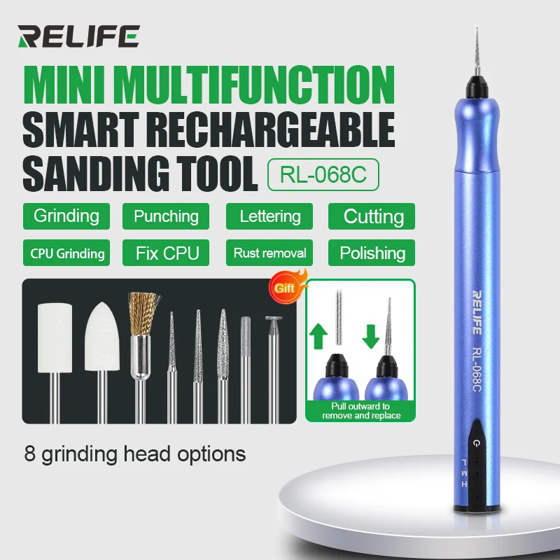 RELIFE-RL-068C-Speed-Adjustable-Electric-Grinding-Pen-Multifunction ...
