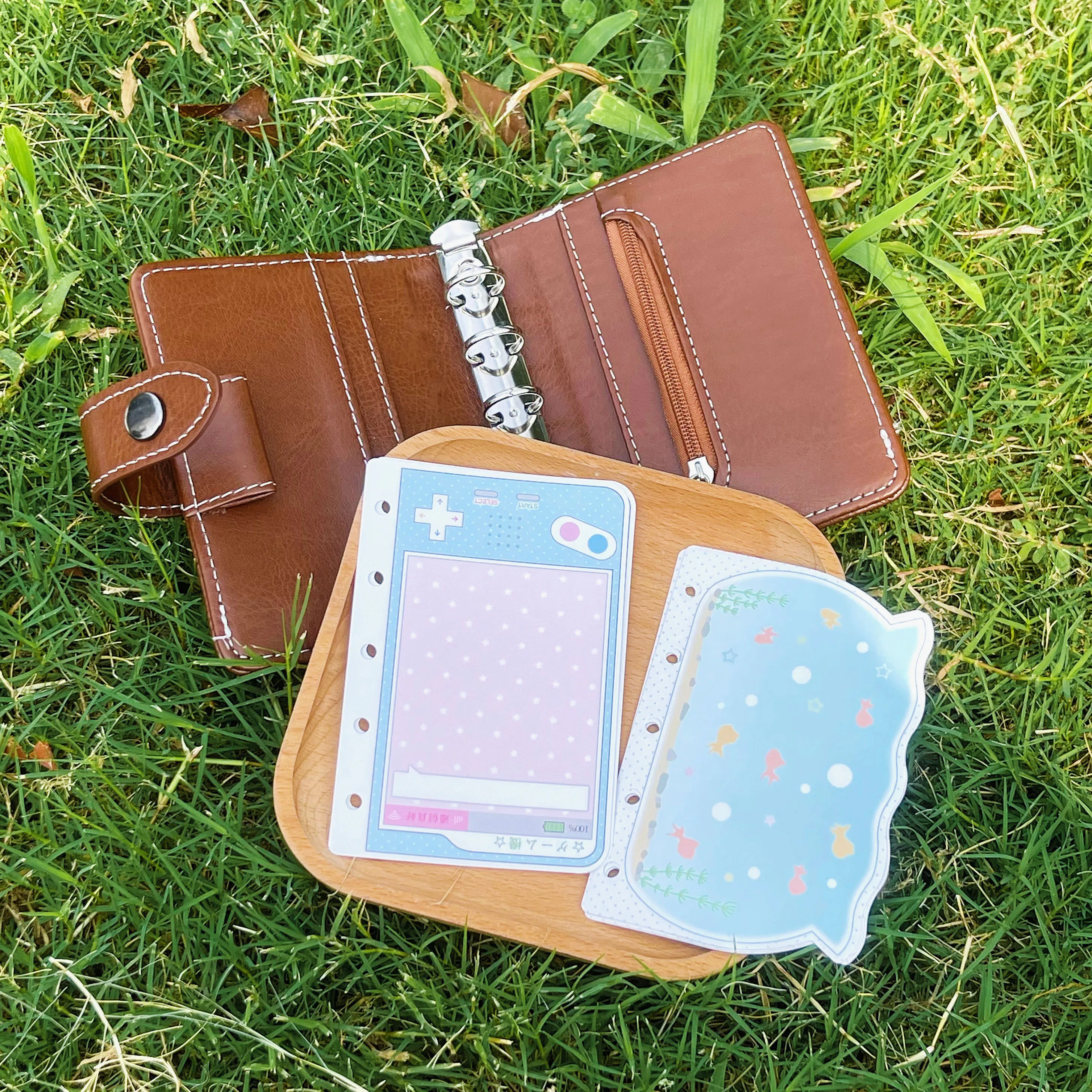 Korean Salt Style Punched Memo Pads A7 M5 Binder Refill Pages Custom ...