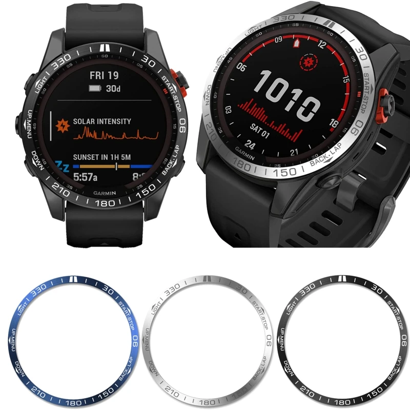 Suitable-for-Garmin-Fenix-7S-Watch-Bezel-Ring-Stainless-Steel-Watch ...