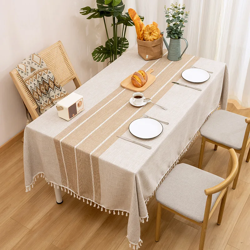 Creative-Cotton-and-Linen-Waterproof-Tablecloths-Burlap-Table-Cloth-For ...
