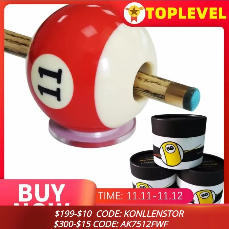 Pool-Game-Billiard-Practice-Ball-Snooker-Training-Ball-Black-Eight-Bar ...