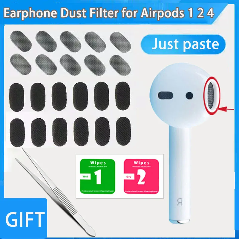 Earpiece Port Dustproof Airpods | Airpod Headphone Filter Mesh - Port ...