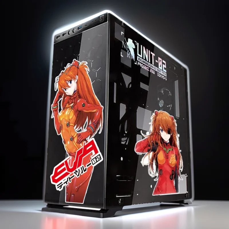 Asuka-Anime-Adesivo-para-PC-Case-Decalques-Remov-veis-F-cil-Decora-o ...