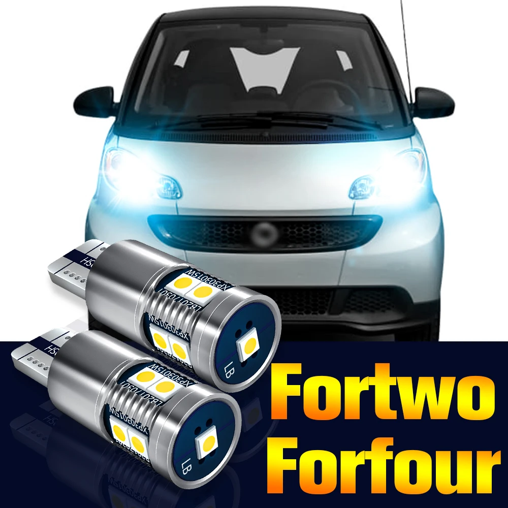 2pcs LED Clearance Light Bulb Parking Lamp For Smart Fortwo MK1 450 MK2 ...