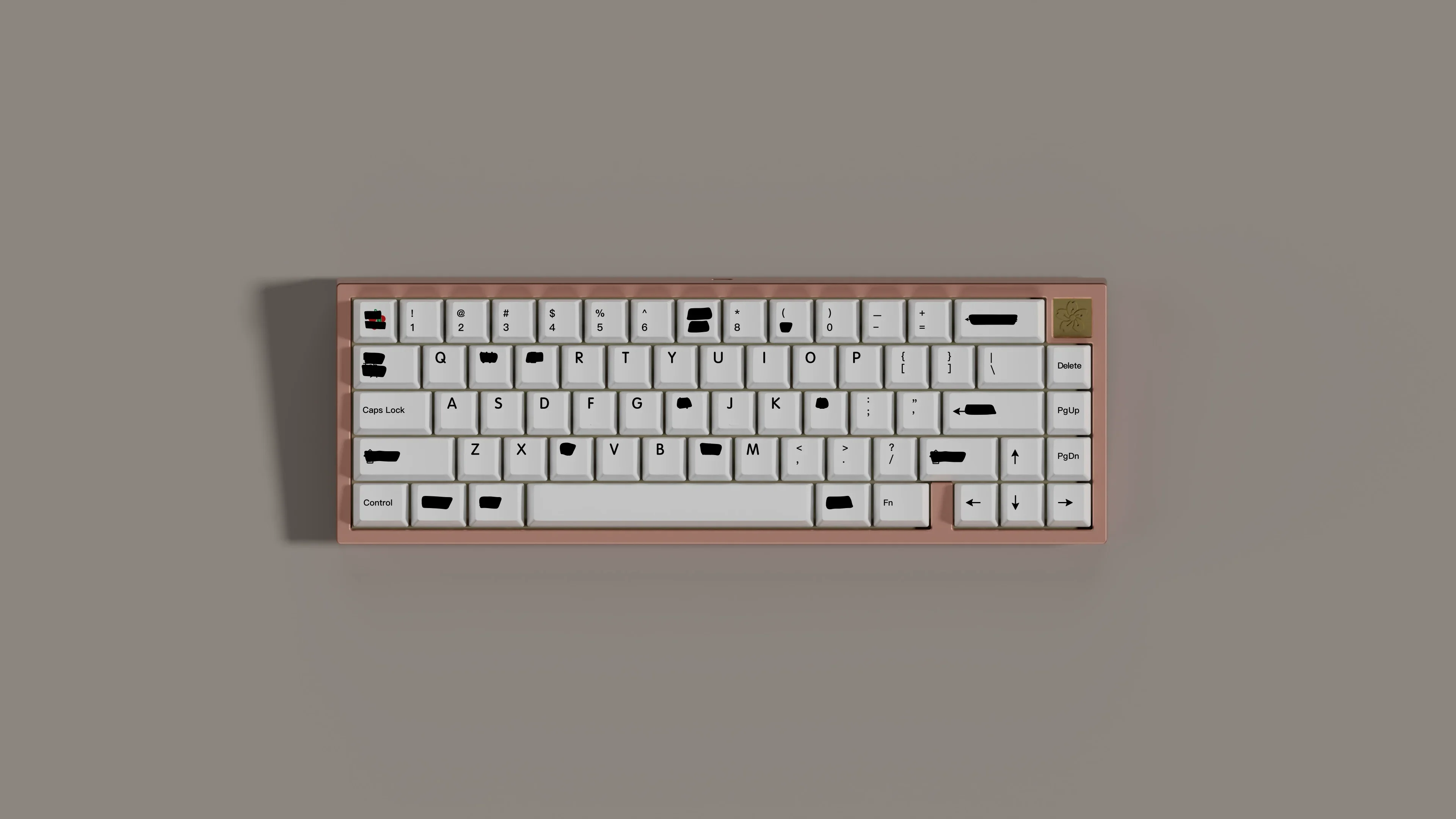 1 комплект GMK Redacted PBOW Honor 2048 Alice French AZERTY Keycaps PBT ...