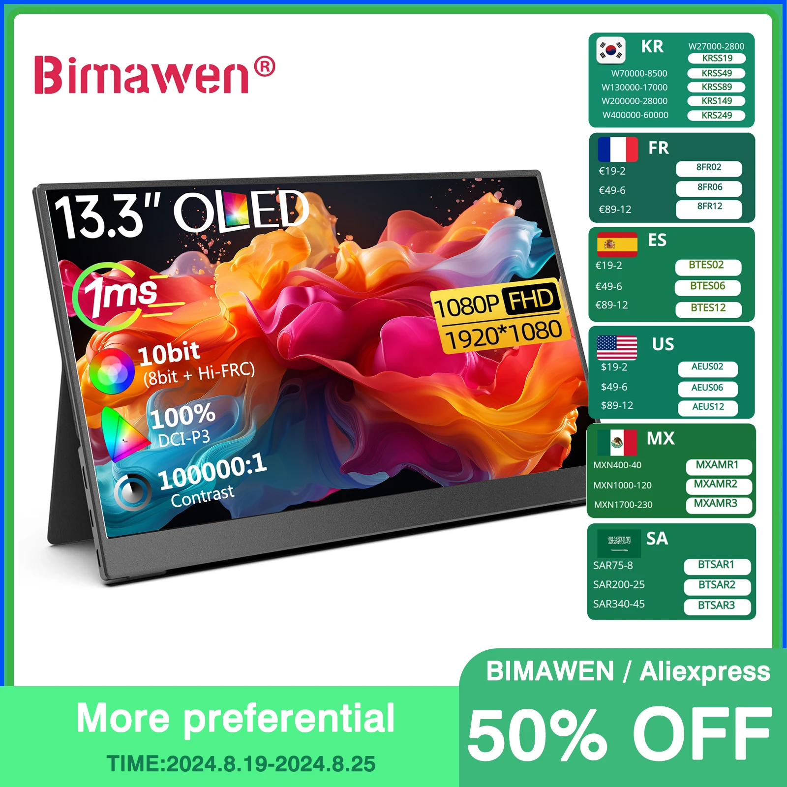 Bimawen-13-3inch-OLED-Portable-Monitor-with-FHD-Screen-Response-Time ...