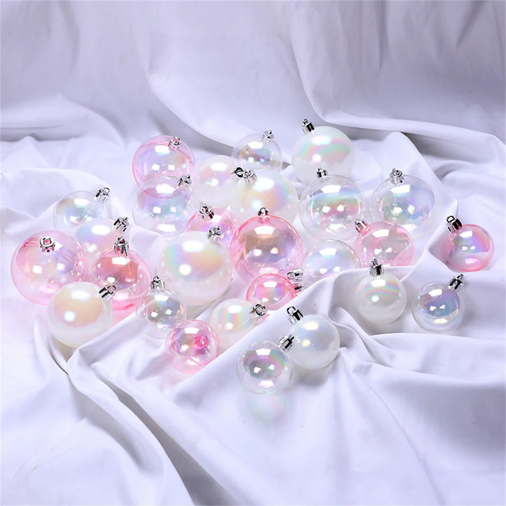 10pcs-4-5-6cm-Colorful-Christmas-Ball-Transparent-Bubble-Ball-Xmas-Tree ...