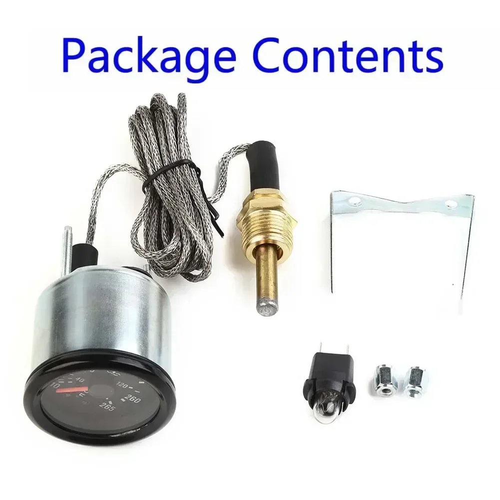 With-Sensor-Water-Temperature-Gauge-130-265-2-Inch-52mm-ABS-Metal ...