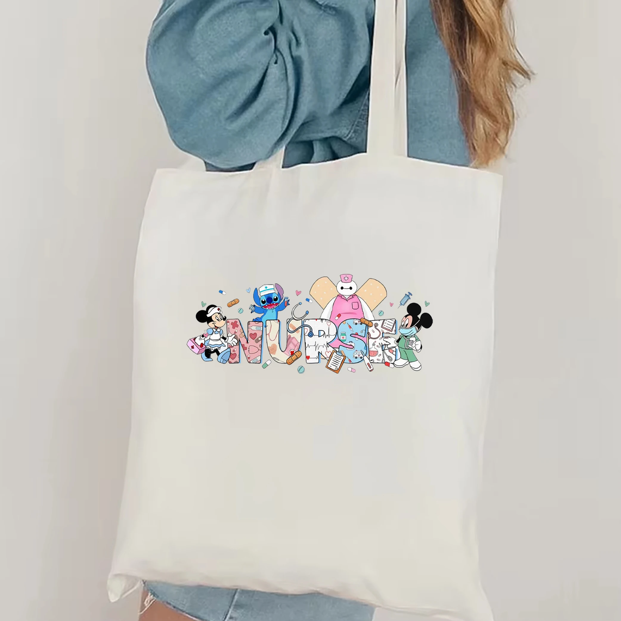 Disney-Nurse-tote-bag-Nurse-Week-shoulder-bag-Nurse-Gift-canvas-bag ...