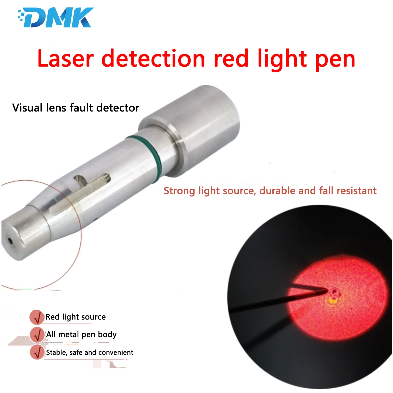 Laser-Red-Light-Pen-Optical-Fiber-Detection-For-MAX-Raycus-JPT-BWT-reci ...