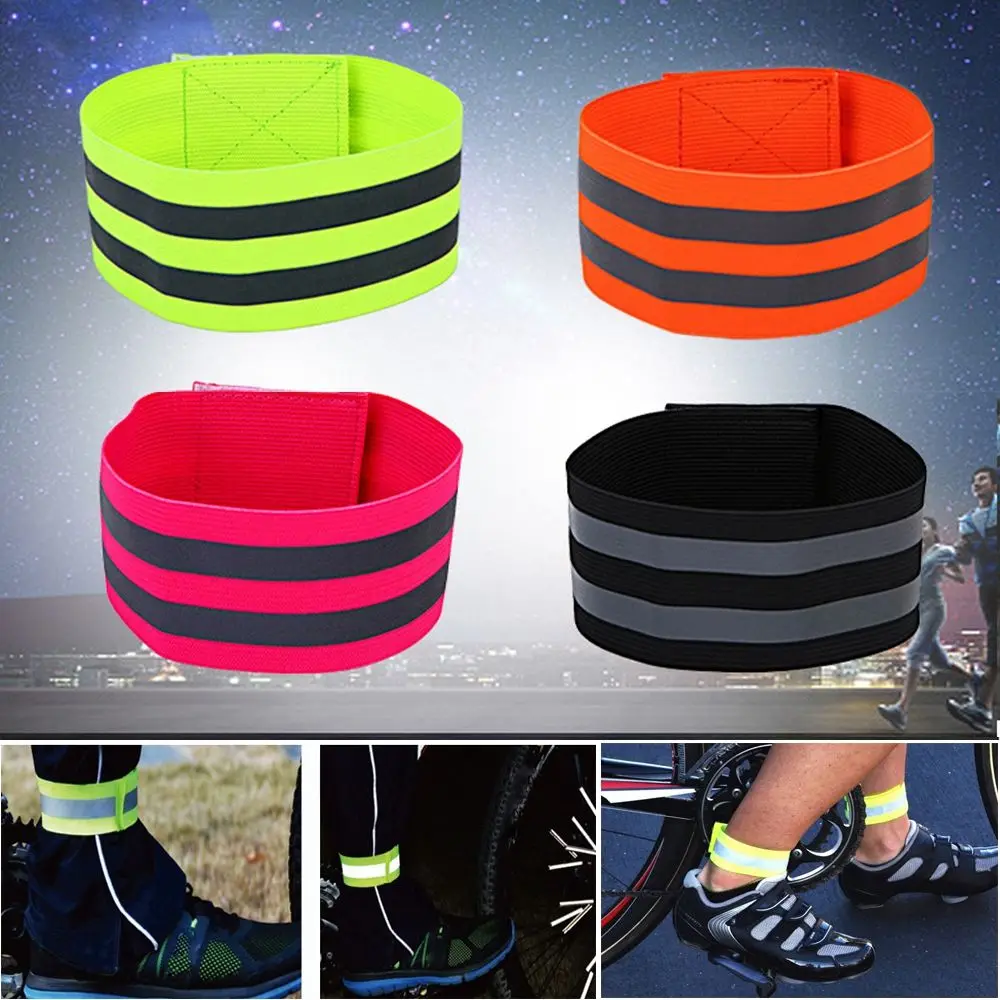 Reflective-Bands-Elasticated-Armband-Warning-Wristband-Ankle-Hand-Leg ...