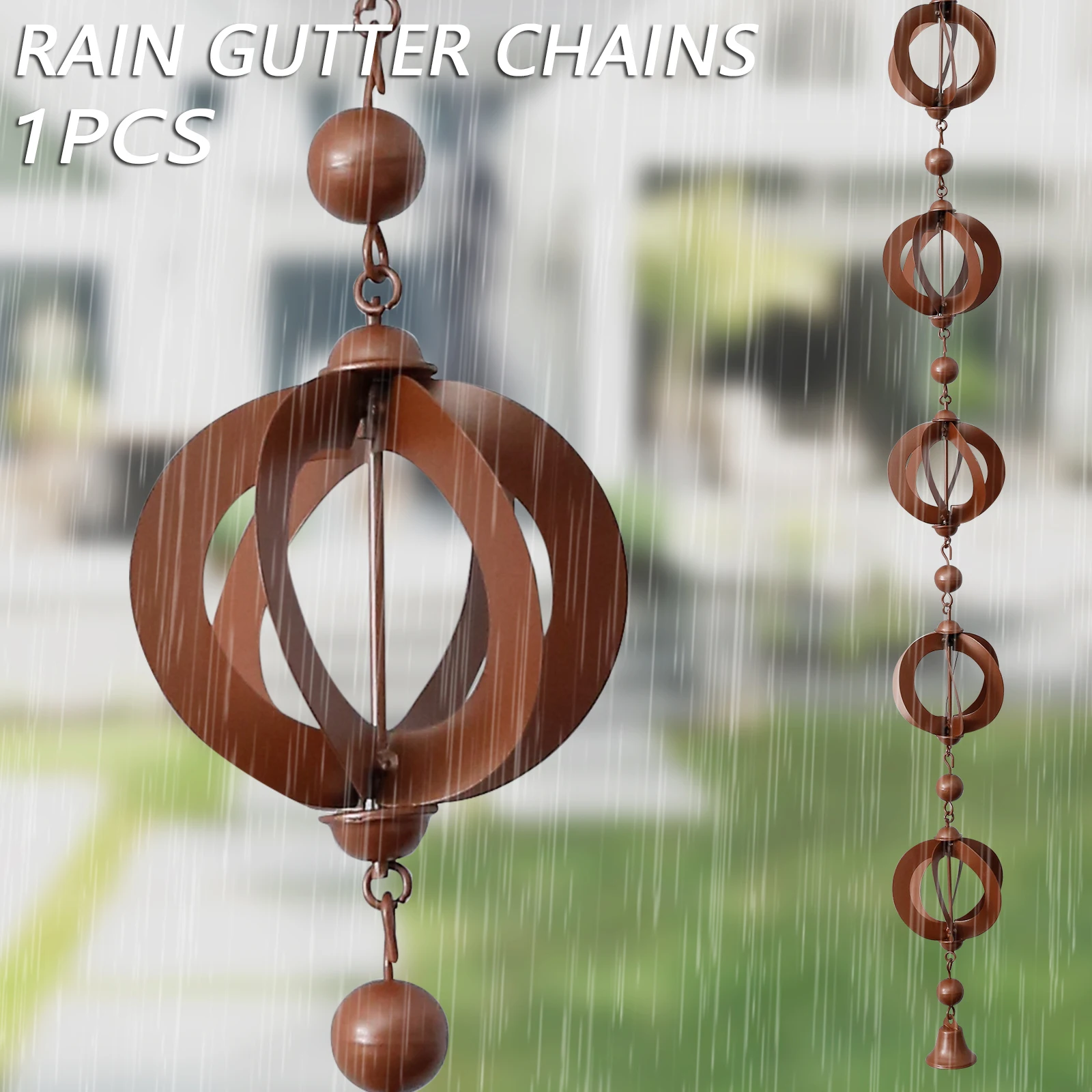 Rain-Gutter-Chain-Downspout-Iron-Rain-Gutter-Chains-Functional ...
