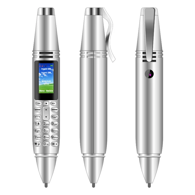 UNIWA AK007 0.96" Pen Shaped 2G CellPhone Screen Dual SIM Card GSM ...
