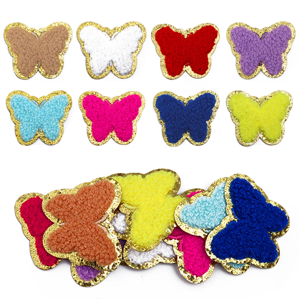 Chenille-Borboleta-Bordado-Pano-Patches-Chenille-Toalha-Apliques-DIY-Sacos-Vestu-rio-de-costura ...