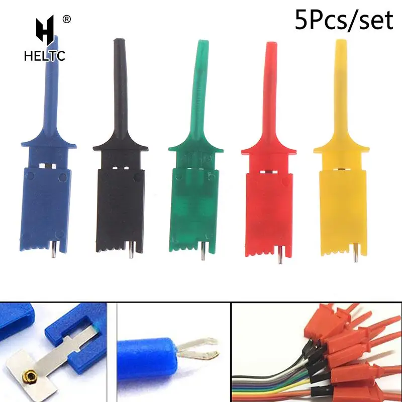 5Pcs-set-Meter-Tester-Leads-Test-Probe-Hook-For-SMD-IC-Test-Clips-SMD ...