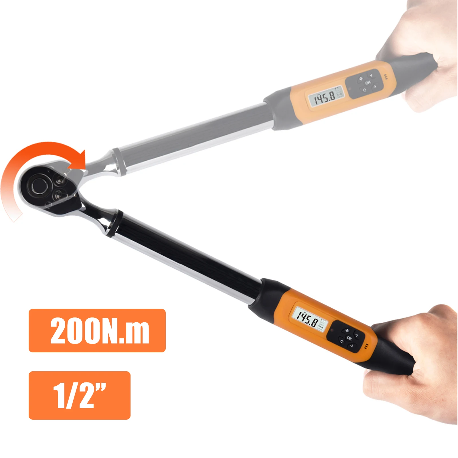 Professional Digital Torque Wrench | Digital Torque Wrench 1/2 - 1/2 ...