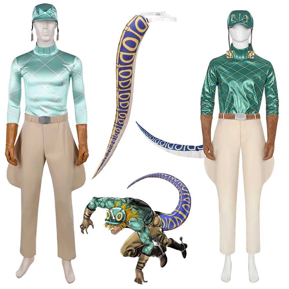 Diego Brando Dio Cosplay JoJo Anime Bizarre Adventure Costume Racing ...