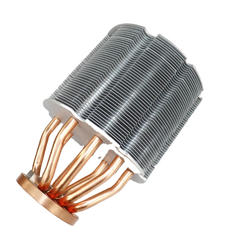 LED-Light-Power-Heatsink-Copper-8-Heat-Tubes-Heat-Sink-Silver-Aluminum ...