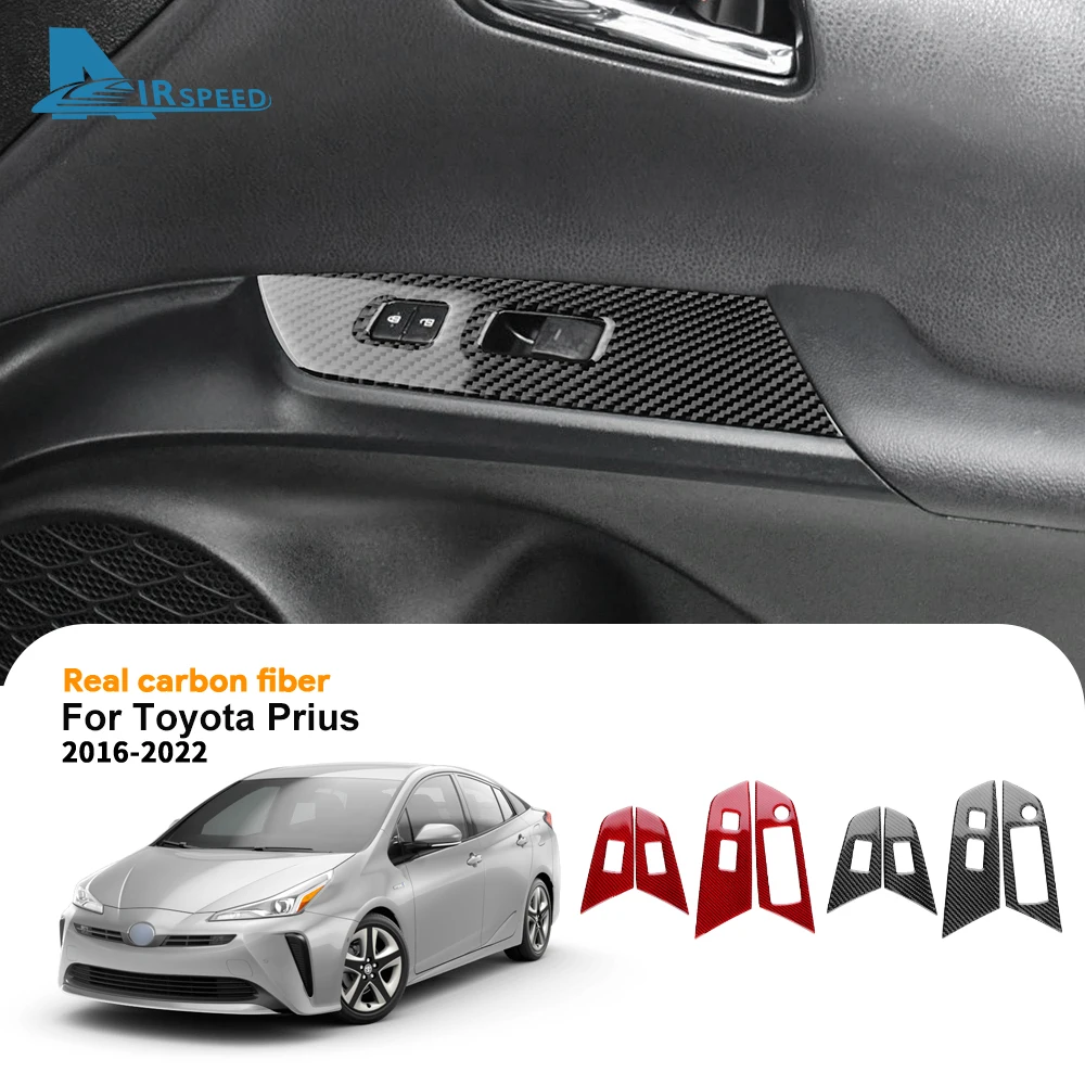 Real Soft Carbon Fiber For Toyota Prius 2016 2017 2018 2019 2020 2021 ...