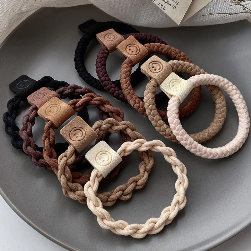 5PCS-Stylish-Women-Hair-Ties-Girls-Beautiful-Elastic-Hair-Rubber-Bands ...