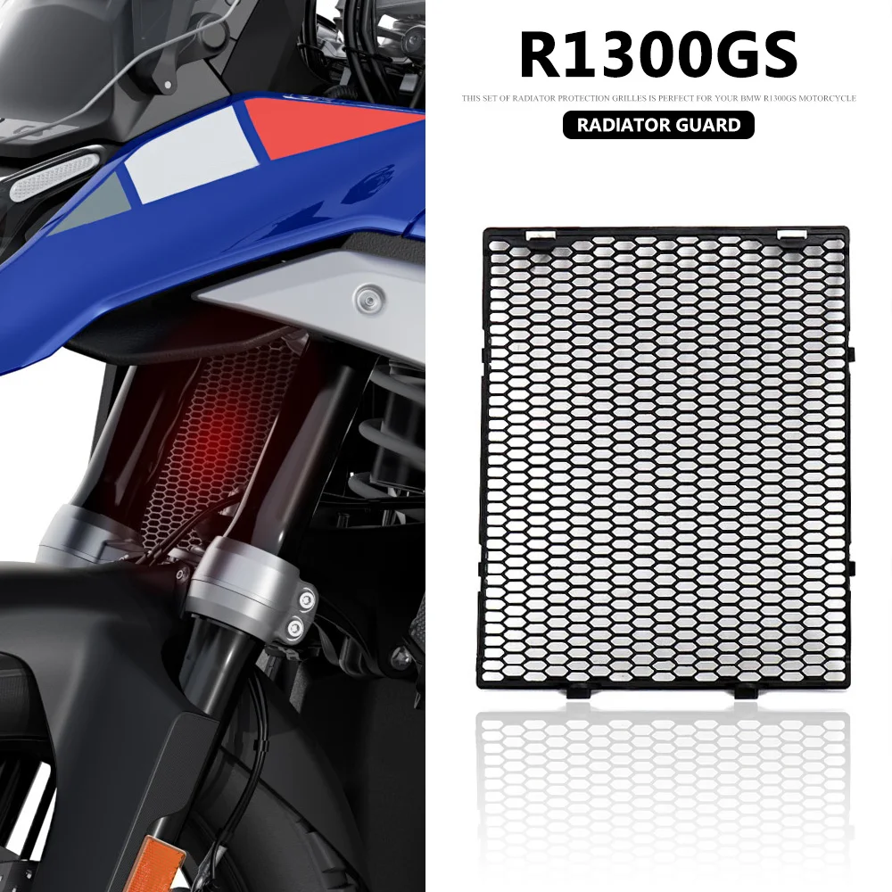New-Motorcycle-Black-Radiator-Guard-Grille-Cover-Protection-For-BMW ...