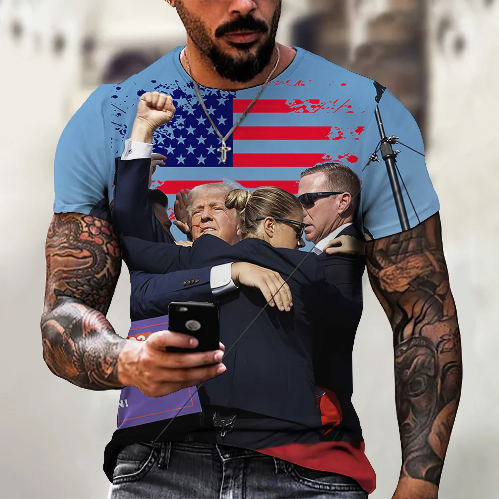 Funny-Donald-Trump-Men-s-T-shirt-Character-3D-Printed-T-Shirts-Casual ...