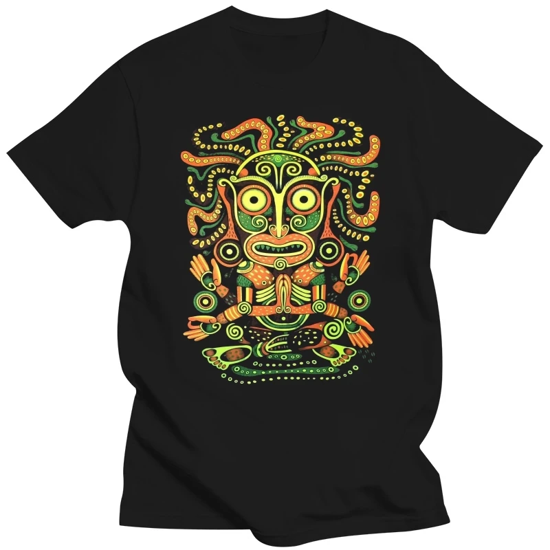 IDOL-Men-s-T-Shirt-Glow-UV-Blacklight-Neon-Psychedelic-Art-Goa-Festival ...