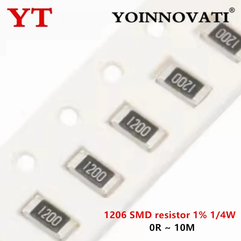 Dale Metal Film Resistor Fixed Resistors Jual Resistor SMD 220 OHM 1206 ...