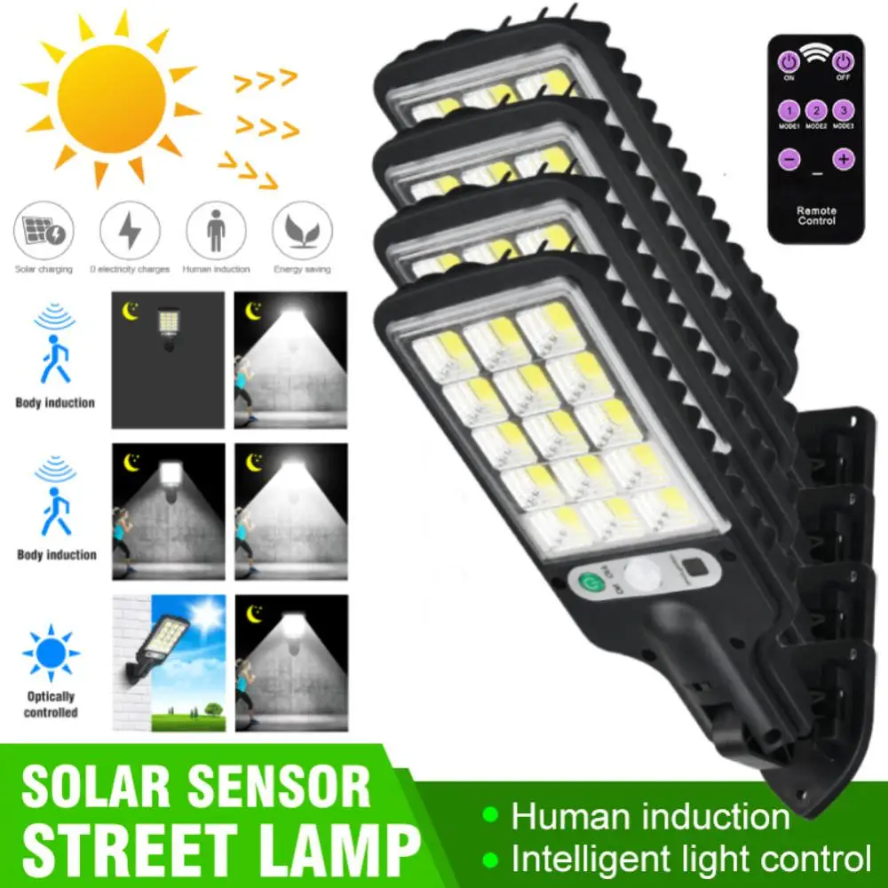 Solar-Powered-Light-Outdoors-PIR-Motion-Sensor-Sunlight-Waterproof-Wall ...