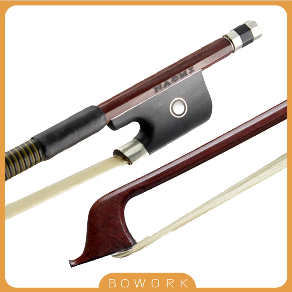 4/4 Handmade Strong Arco Di Cello Bow Brazilwood Stick Natural Mongolia ...