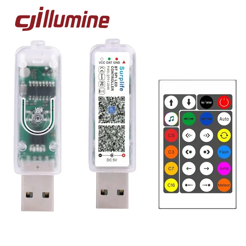 Mini-LED-Music-Symphony-Controller-Endere-vel-Dream-Color-5V-USB ...