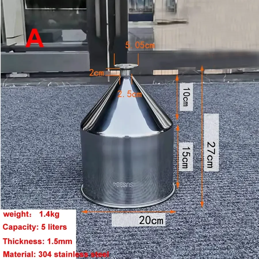 Funnel-Stainless-Steel-304-Thickening-Filling-Machine-Food-Machinery ...