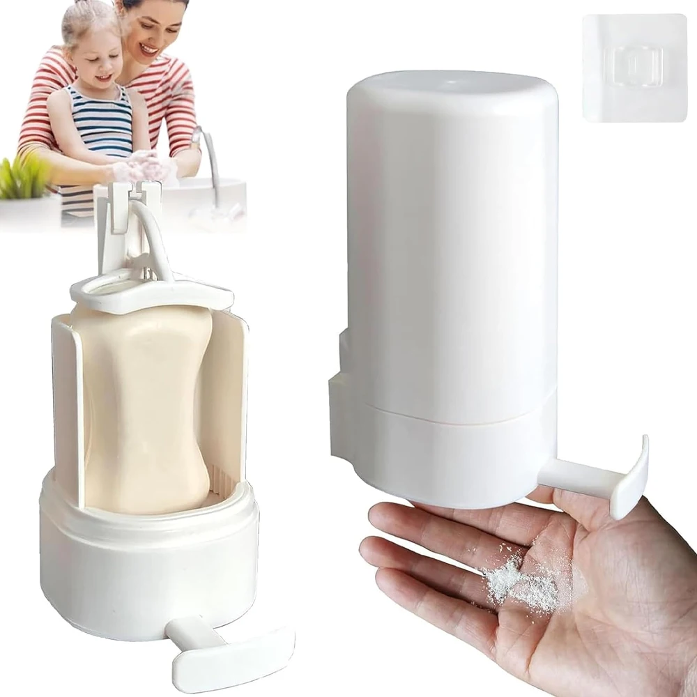 1pcs Bar Soap Dispenser, Grinder for Bar Soap, Creative Wall-Mounted ...