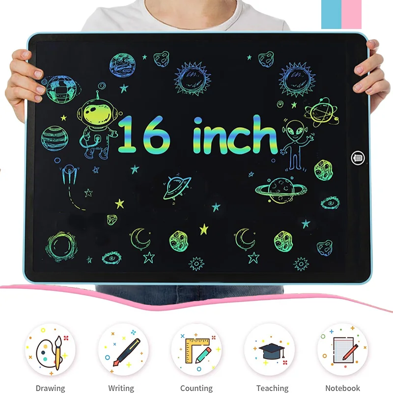 Digital-Handwriting-Doodle-Board-com-16-Polegada-LCD-Escrita-Tablet-Gr ...