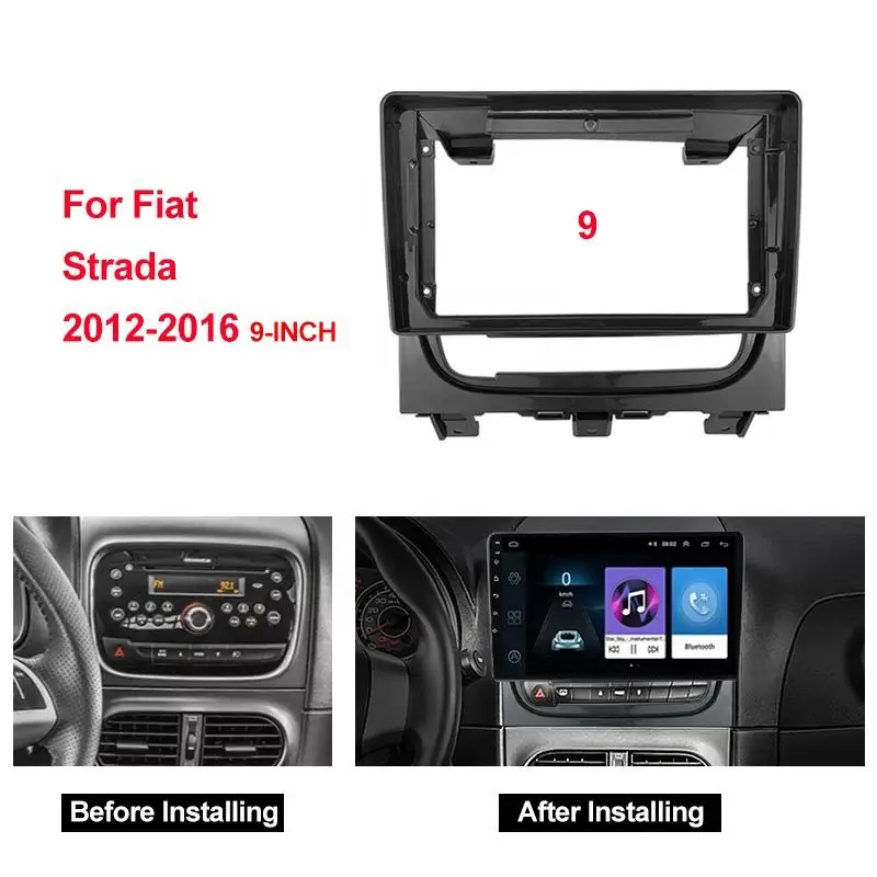9inch 2Din universal Android car Radio For Fiat Strada Idea 2012 2016 ...