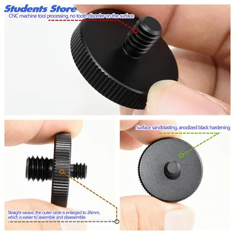 1pc Universal Camera Conversion Screw 1/4 Male To 3/8 Dual Nuts Tripod ...