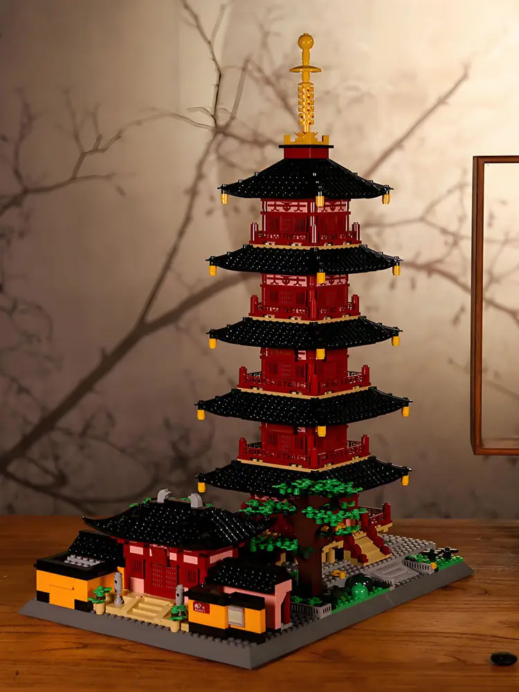 NEW-Expert-Ideas-1393PCS-Hanshan-Temple-Modern-Villa-Building-Blocks ...