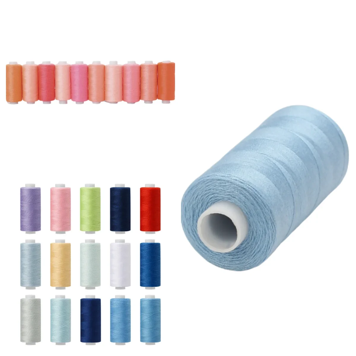 10-Rolls-Set-Polyester-402-Sewing-Thread-For-Manual-and-Mechanical-Use ...