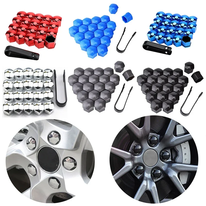 20Pcs/Set Car Wheel Cover Hub Nut Bolt Covers cap Wheel Tire Cap Tire ...