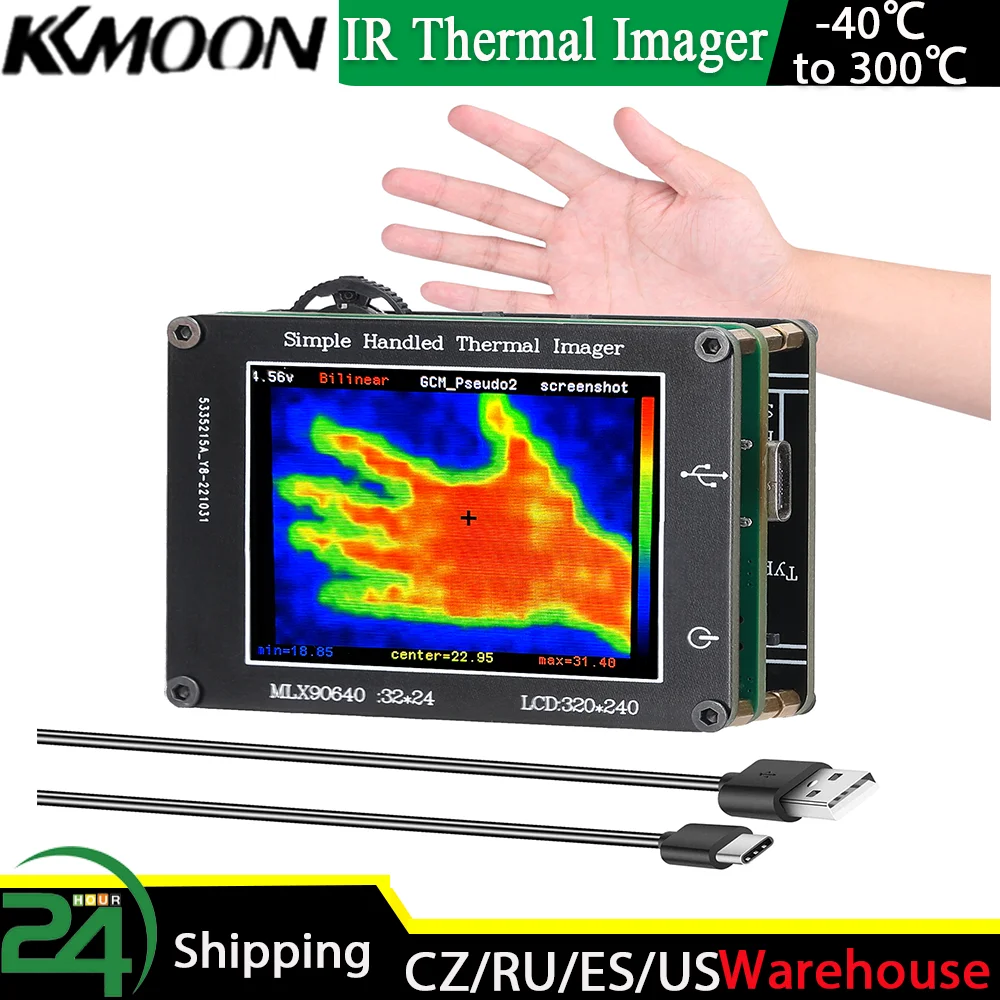 24 * 32 Pixel Infrared Sensor Simple Thermal Imager 2.0inch Lcd 240*320 ...