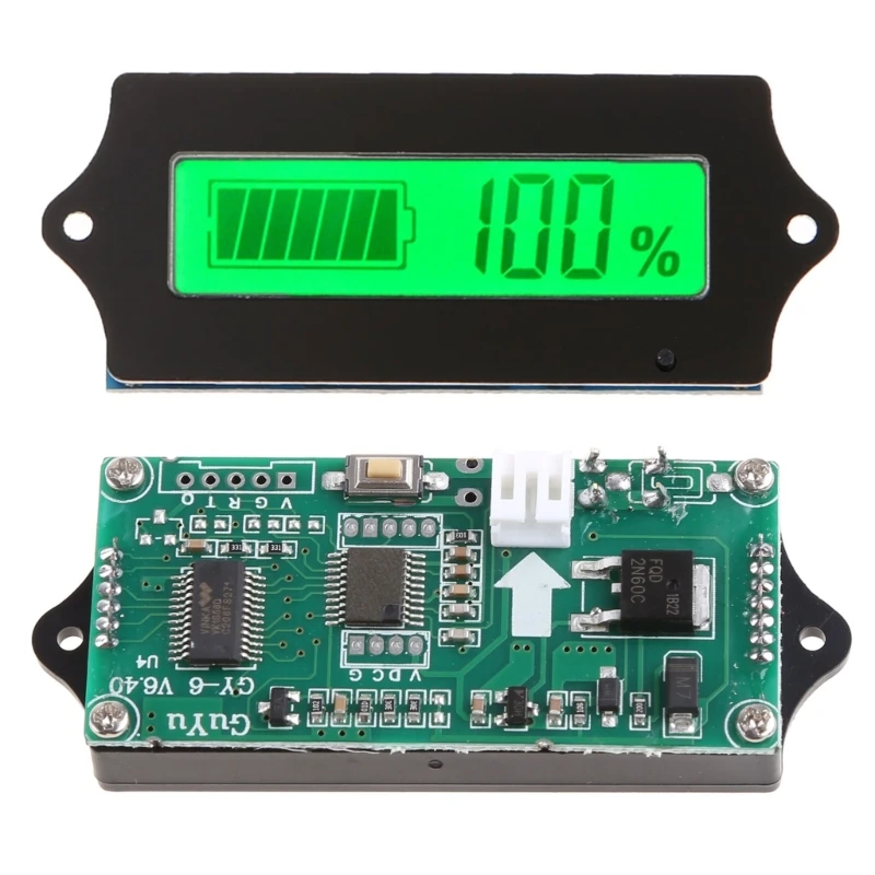 Electric-Quantity-Detector-Gauge-Tester-Battery-Capacity-Indicator ...