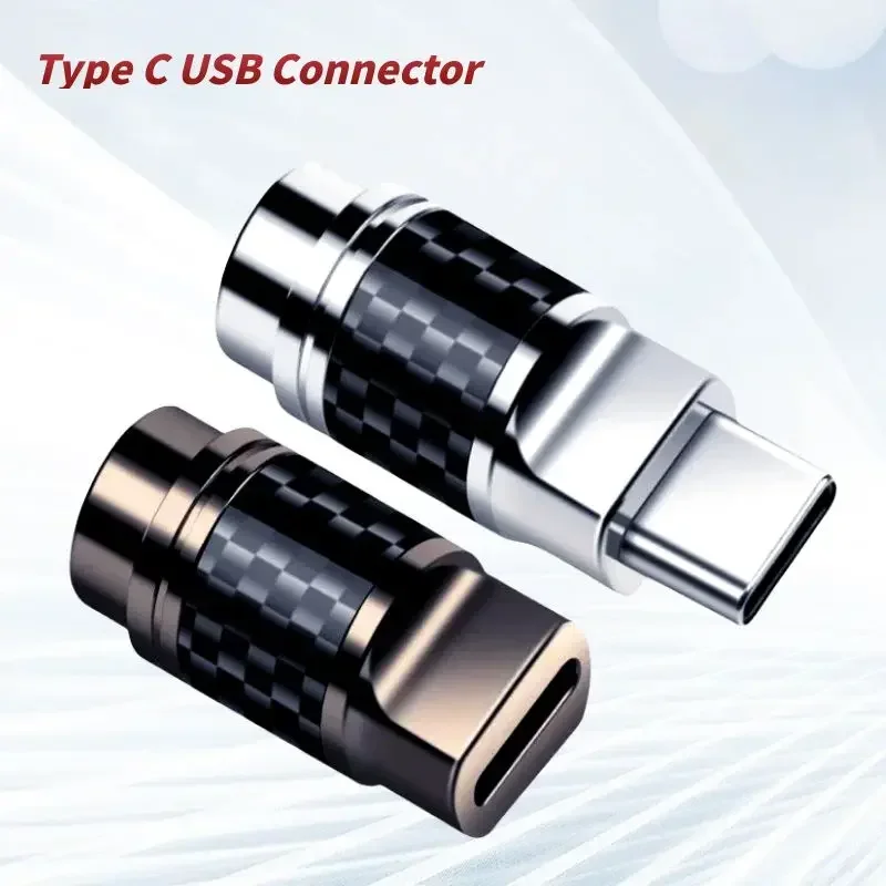 Type C USB Connector With Chip ALC5686 DIY Headphone Plug Carbon Fiber ...