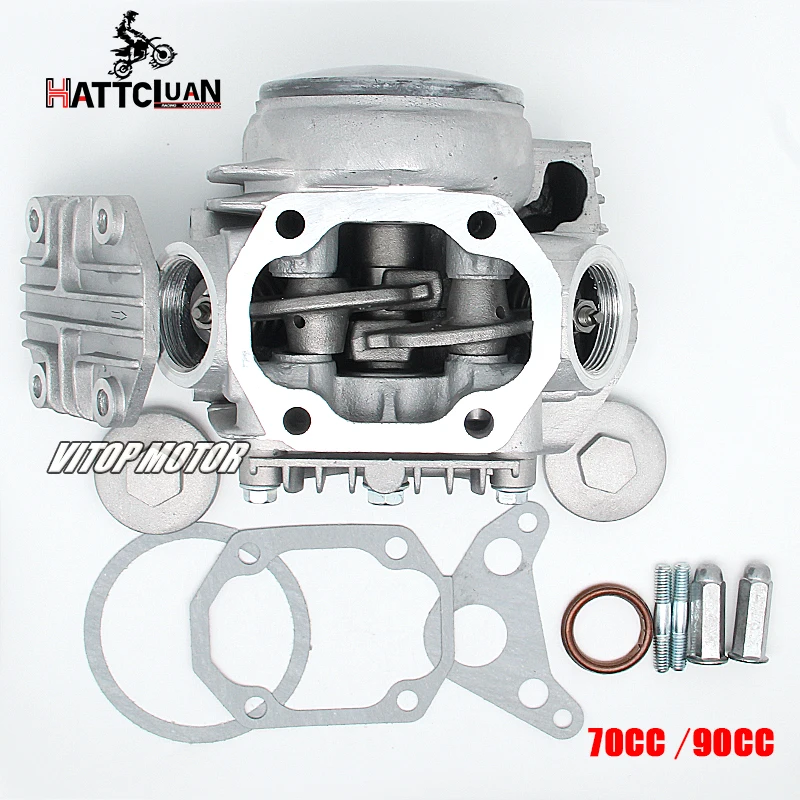 JIALING DY100 JD100 C100 WS110 ATV110CC 1P52FMH 오토바이 실린더 헤드 어셈블리 70 ...