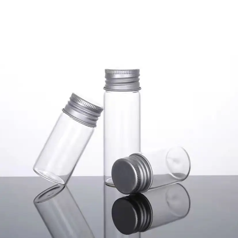 Promotion-10ml-Glass-Sample-Bottle-With-Aluminium-Cap-1-3OZ-Empty-Jar ...