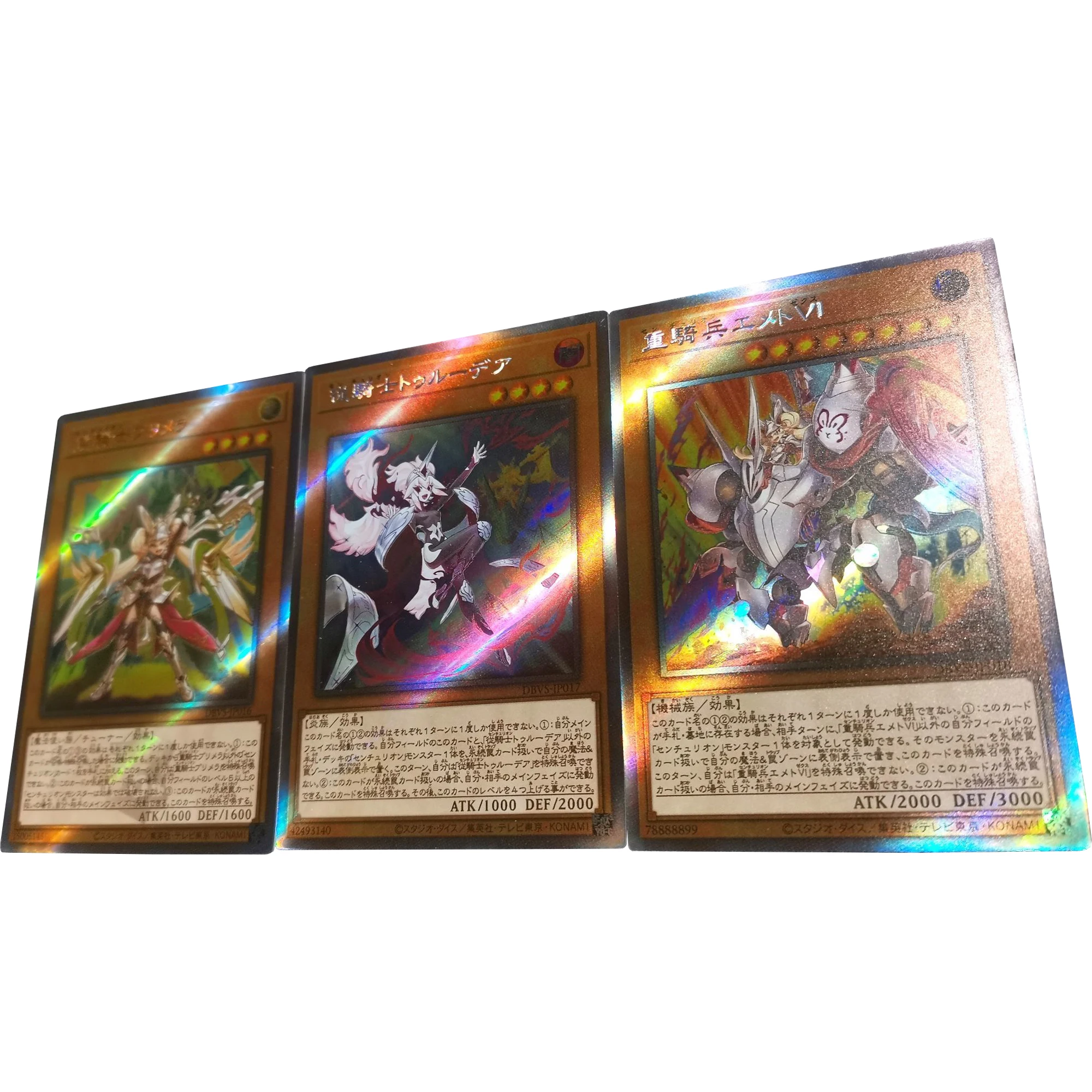 3Pcs-set-Diy-Self-Made-Yu-Gi-Oh-Centurion-Primera-Centurion-Trudea ...